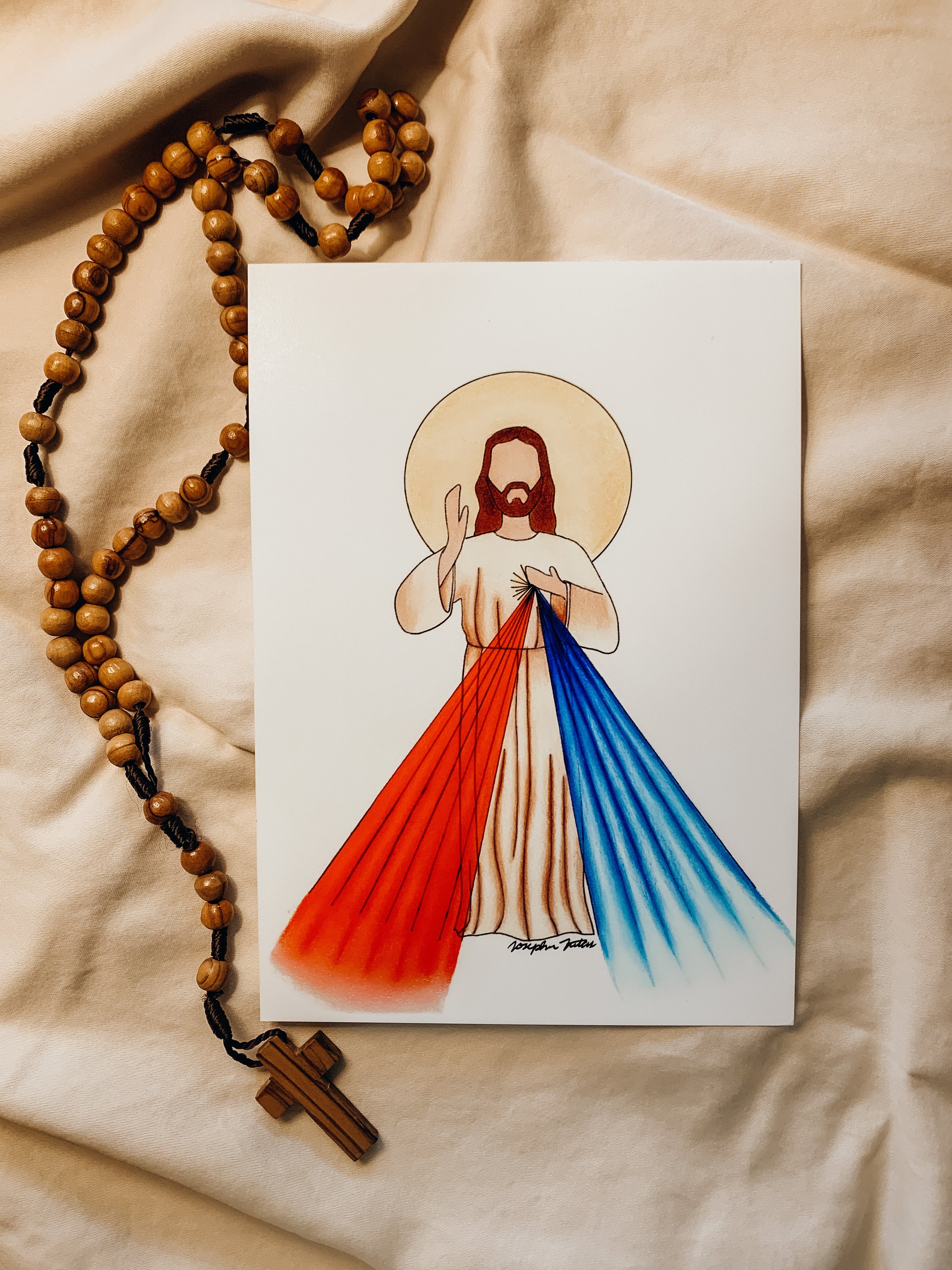 Divine Mercy Art Print – Heart Stuck on Paper