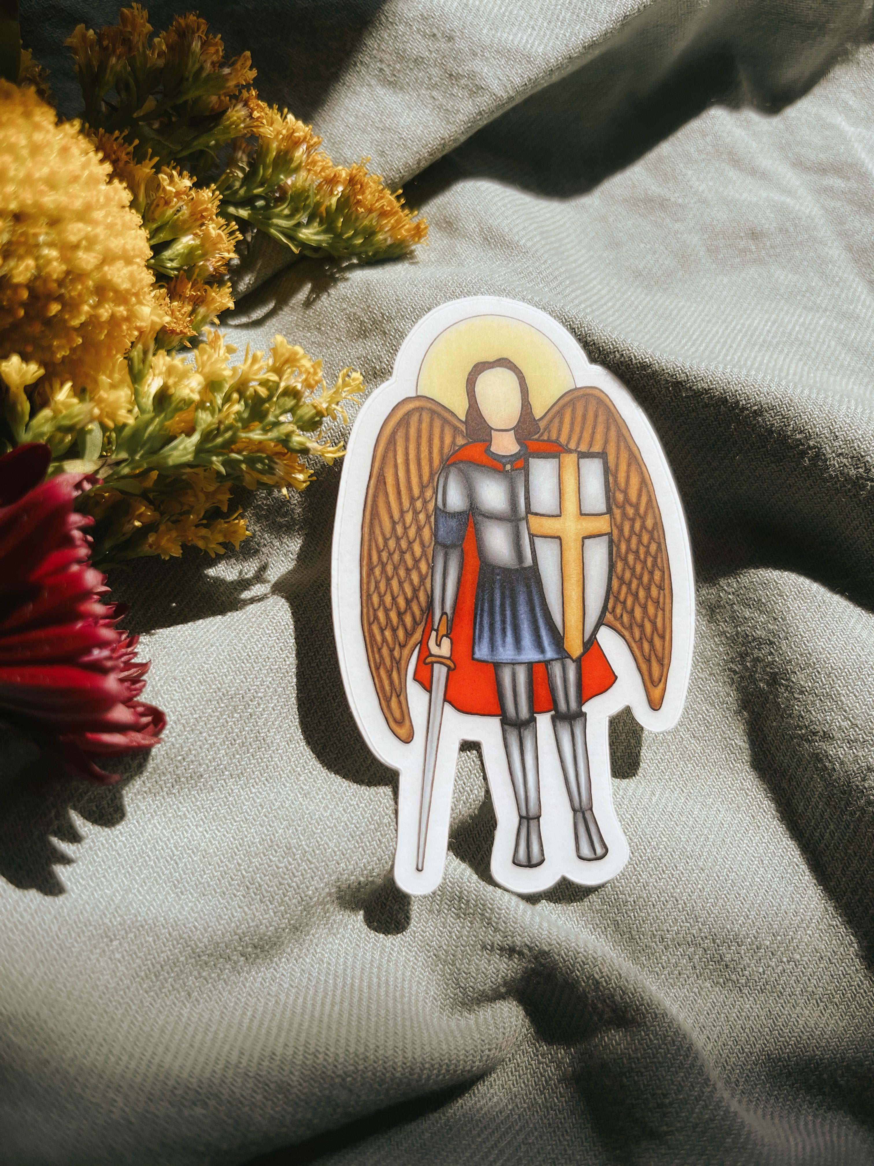 St. Michael the Archangel Sticker – Heart Stuck on Paper